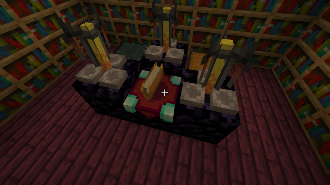 Comment faire une table enchantée dans Minecraft