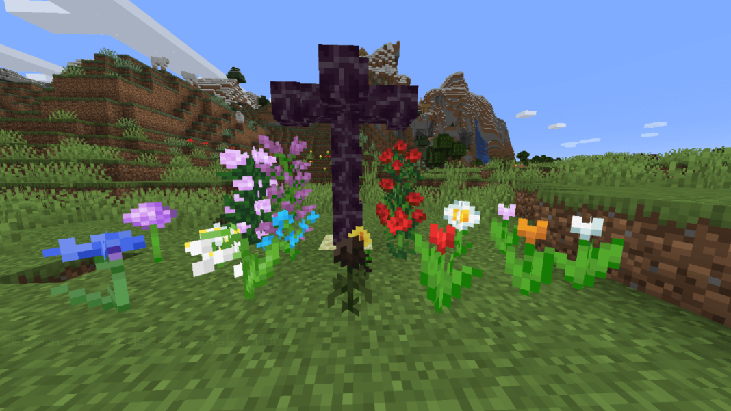 Où trouver toutes les fleurs dans Minecraft