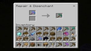 Comment désenchanter dans Minecraft