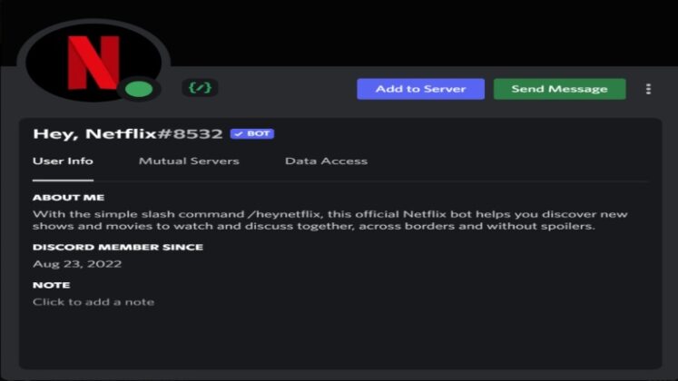 Netflix Discord Bot – Toutes les fonctionnalités et comment les utiliser