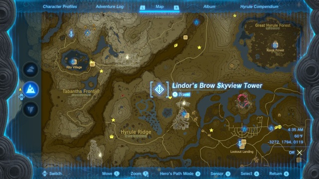 Zelda: Tears of the Kingdom (TotK) — Lucky Clover Gazette Emplacement