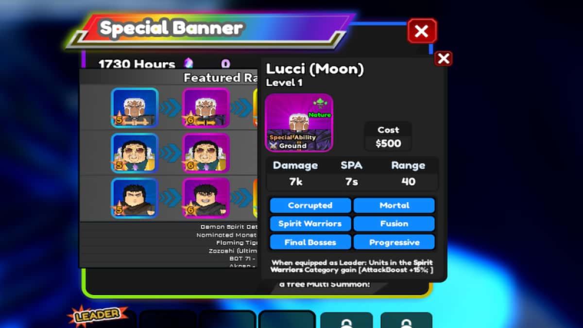 Comment obtenir Pucci 7 étoiles dans ASTD – All Star Tower Defense