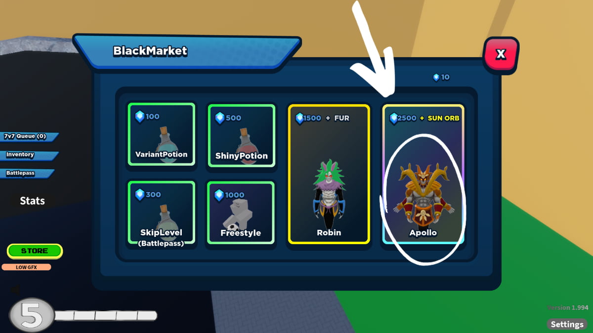 Comment obtenir Apollo dans Inazuma Rebirth – Roblox