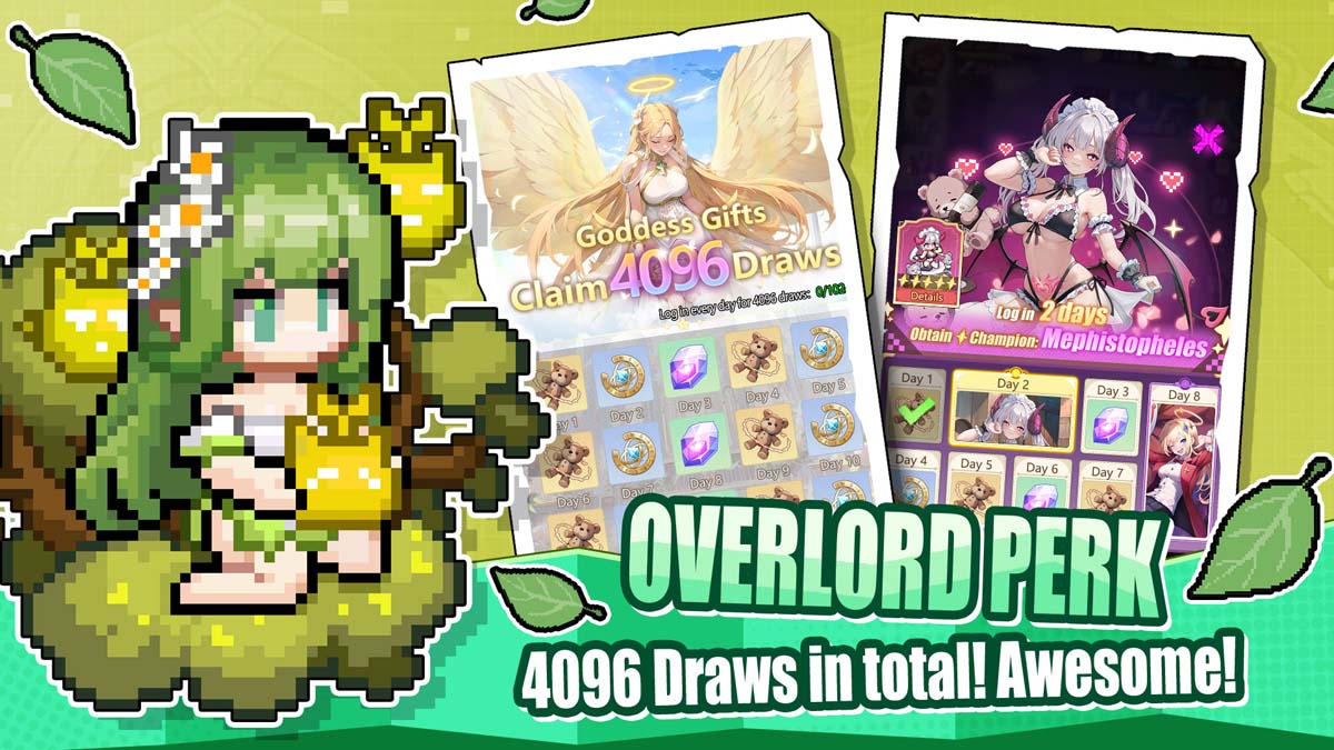 Pixel Overlord : 4096 tirages – Liste des meilleurs champions