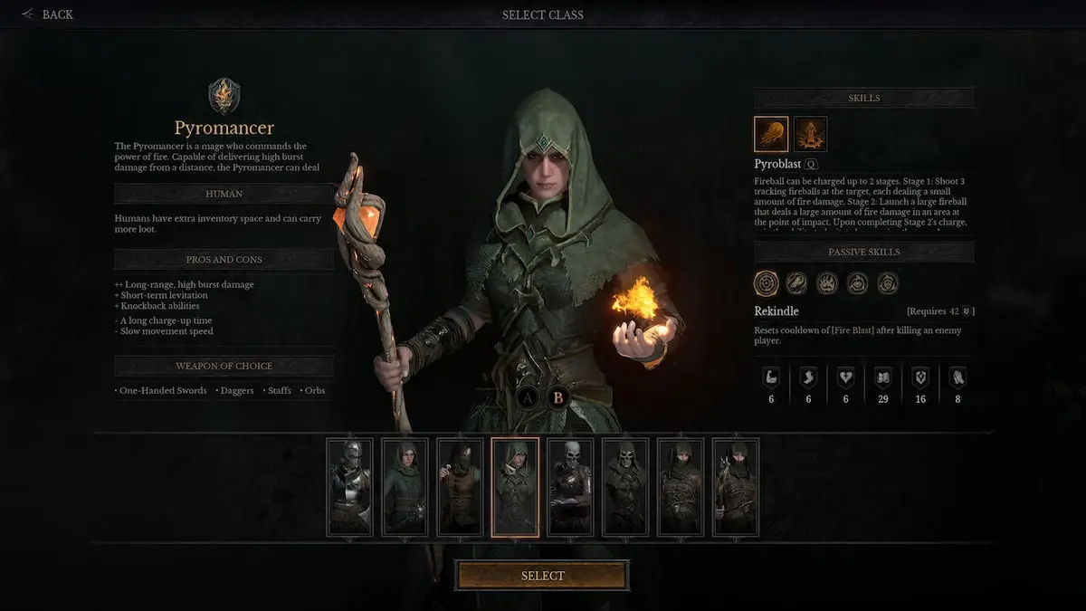 Liste des classes de Dungeonborne – Meilleure classe