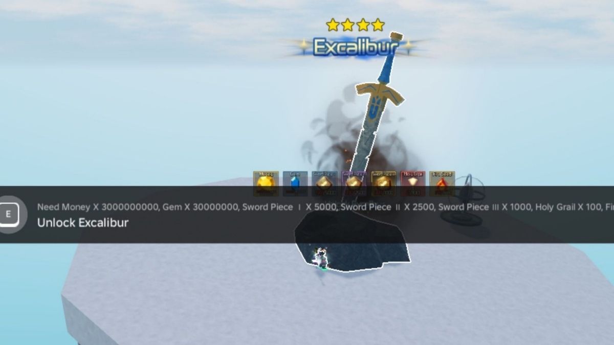 Comment obtenir Excalibur dans Broken Blade